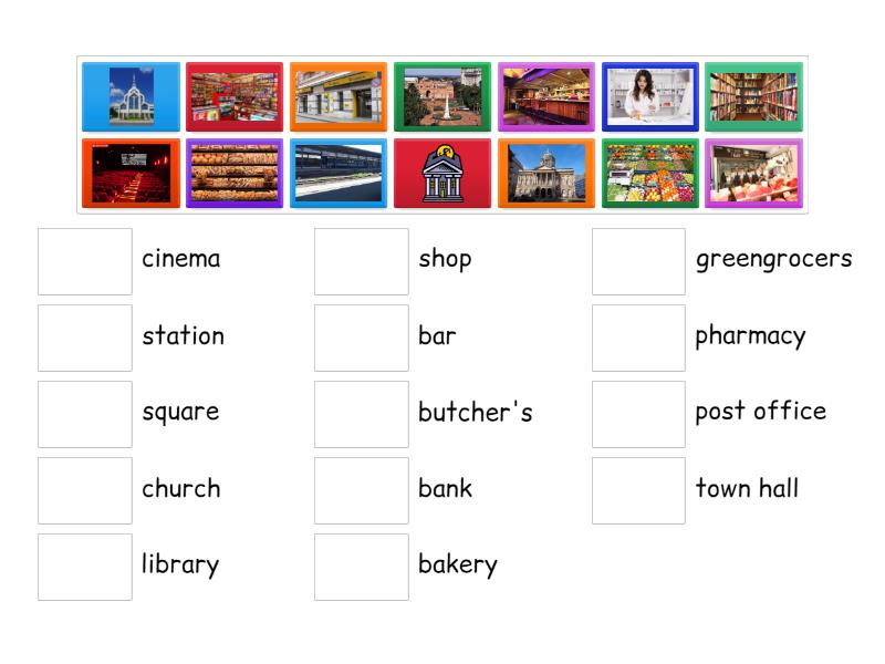 Town words - Une las parejas