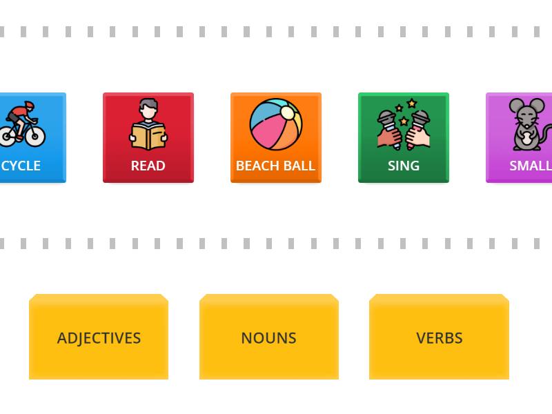 K6FS5_ADJECTIVES/NOUNS SPEED SORT - Speed sorting