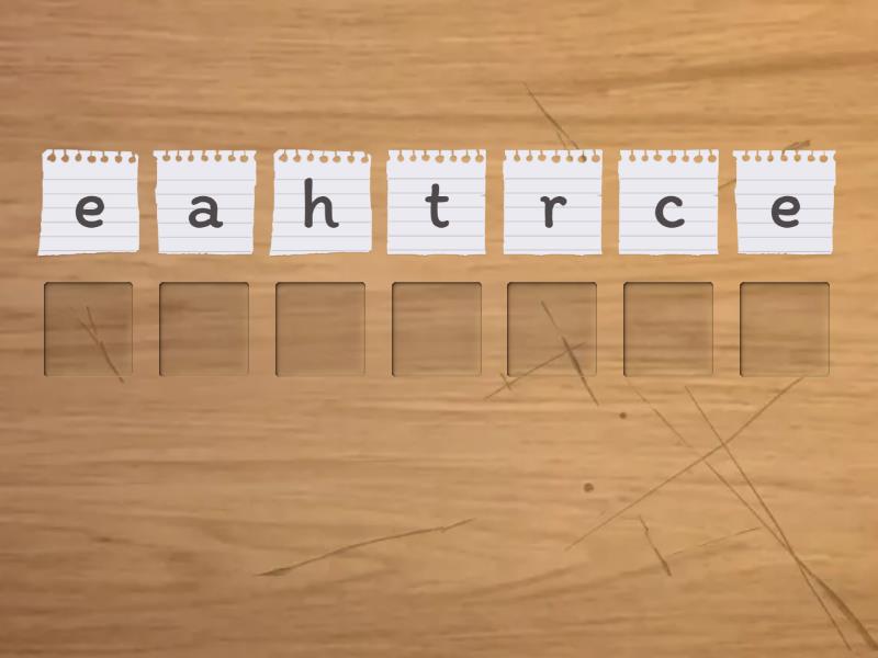 step 3-4 my classroom - Anagram