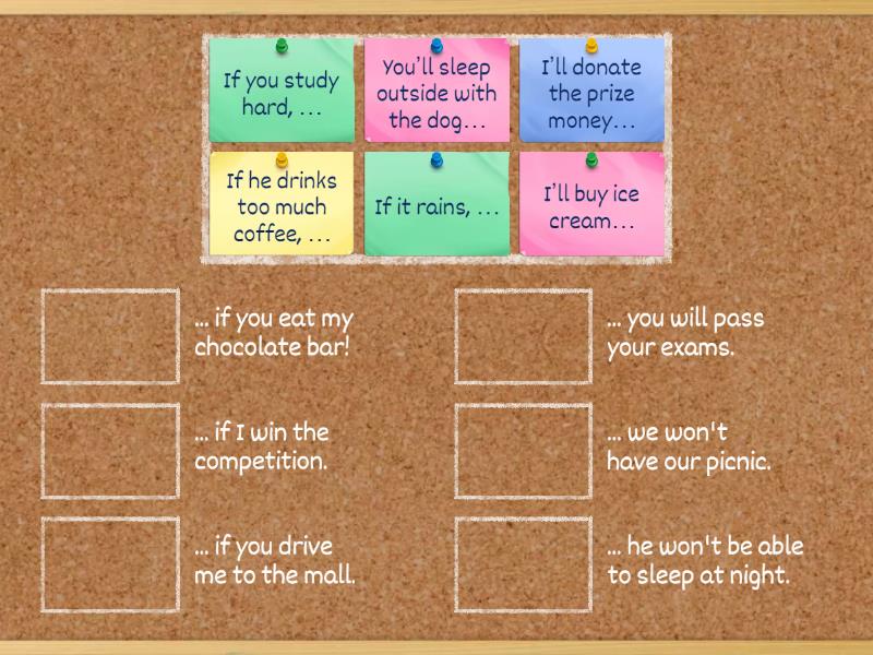 First Conditional Match Match Up