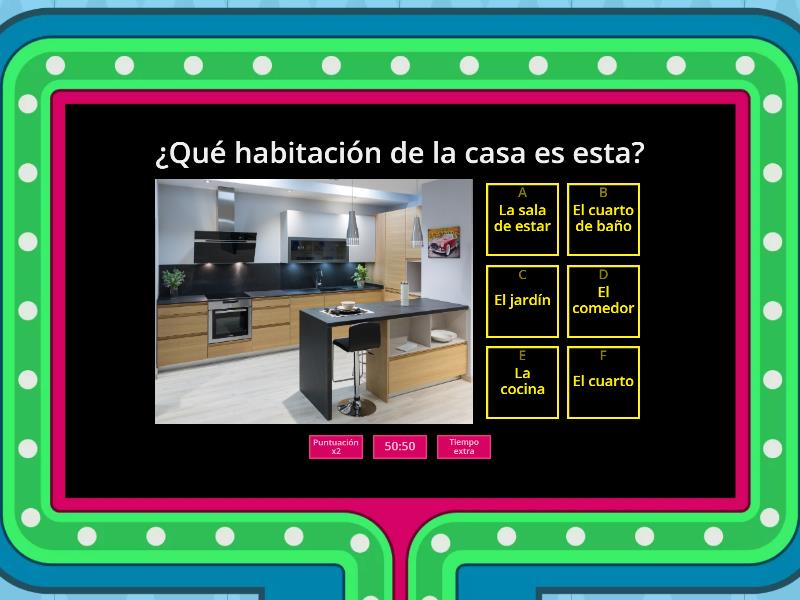 Concurso de vocabulario: en la casa, muebles y expresiones de lugar ...