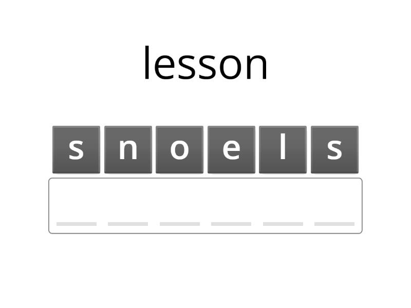 Dima lesson 5 - Anagram