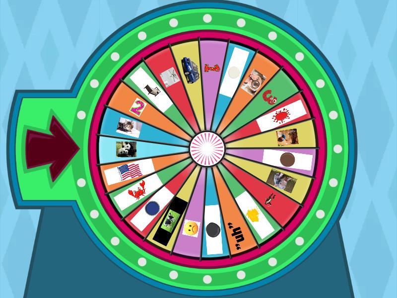 Phonics CVC/Sight Words Spinner - Spin the wheel