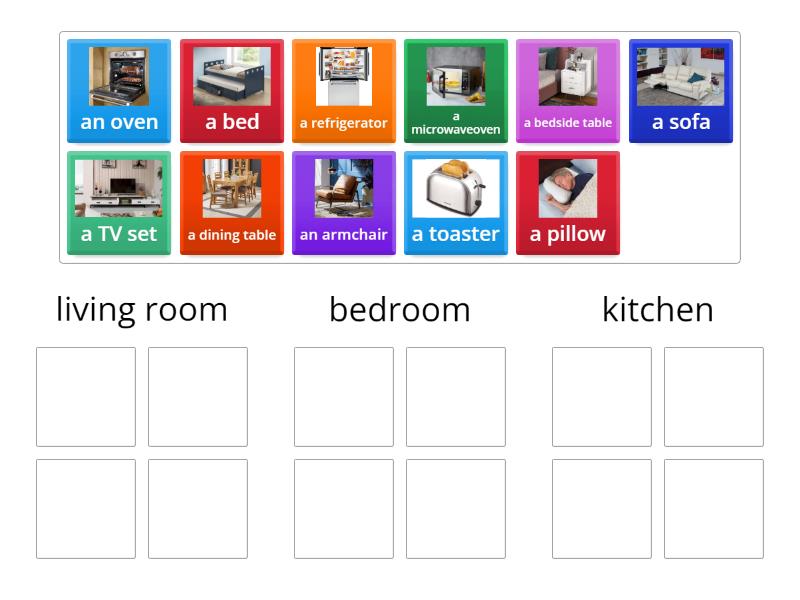 Things in Different Rooms - Group sort