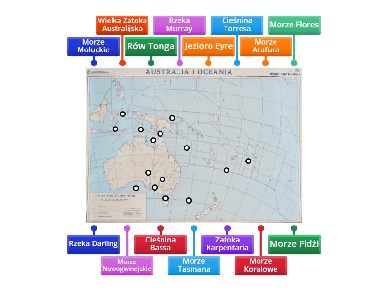 Australia - Labelled diagram