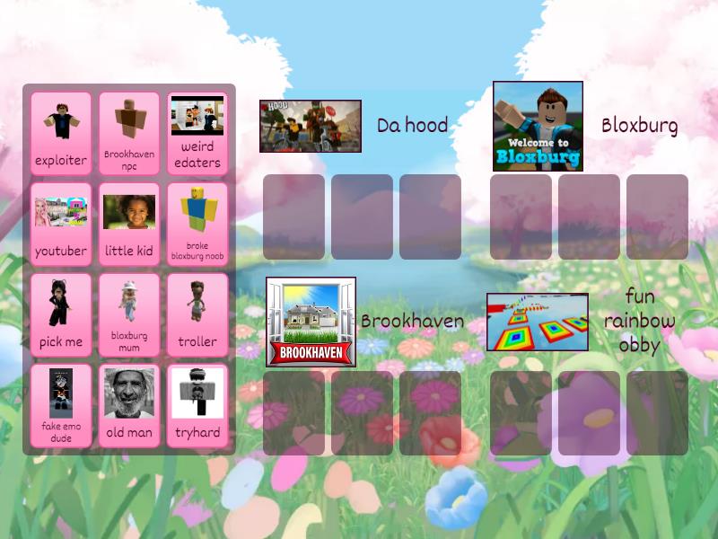 Roblox guessing group game BC!! - Group sort