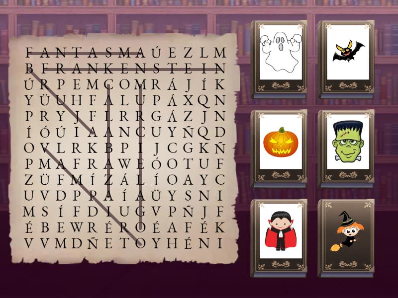 Halloween - Sopa de letras