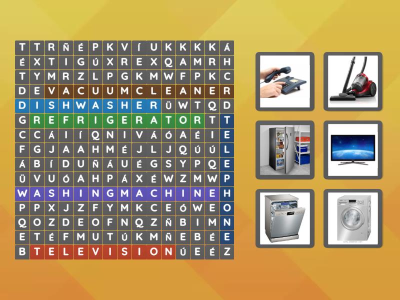 Inventions. - Sopa de letras