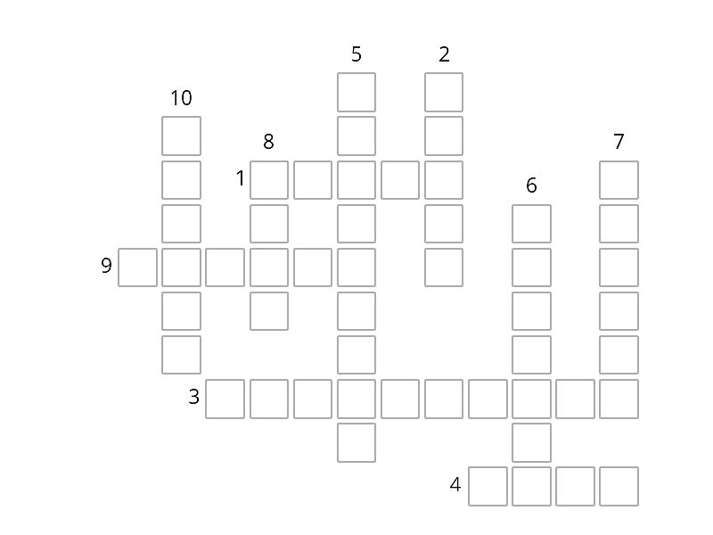 Cruciverba dei fiori - Crossword