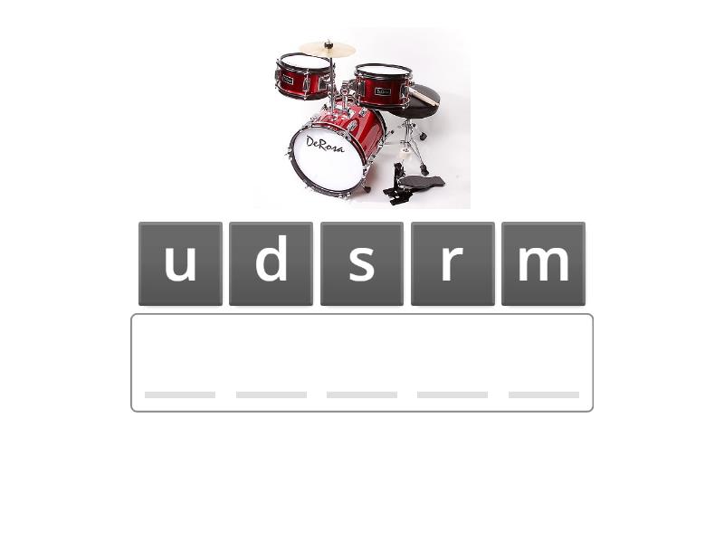 Music instruments - Anagram