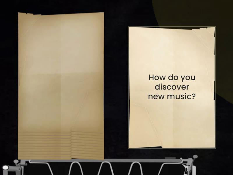 Music - Speaking cards