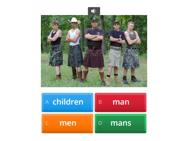 Spotlight 3 Modules 5 Unit 9b Plural forms (irregular ones) - Quiz