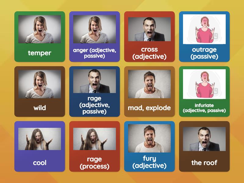 anger words prac - Flip tiles