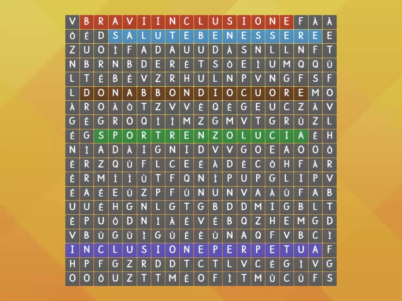 Verifica finale - Wordsearch