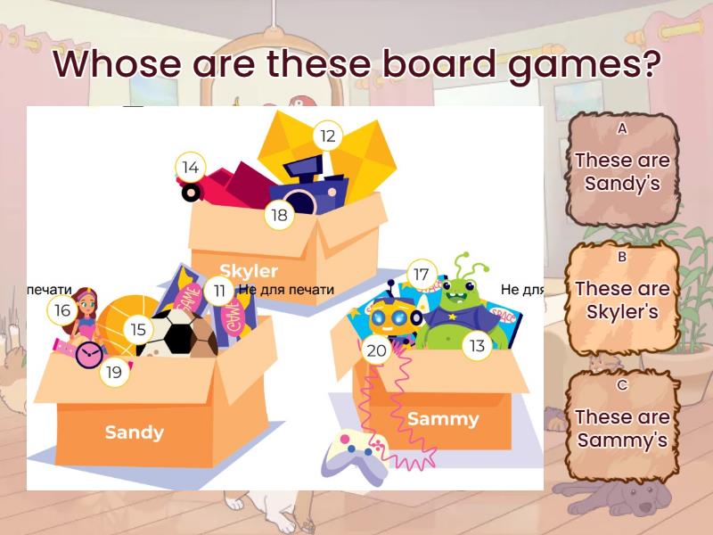 ML 2 Unit 3 Whose is this? Whose are these? - Đố vui