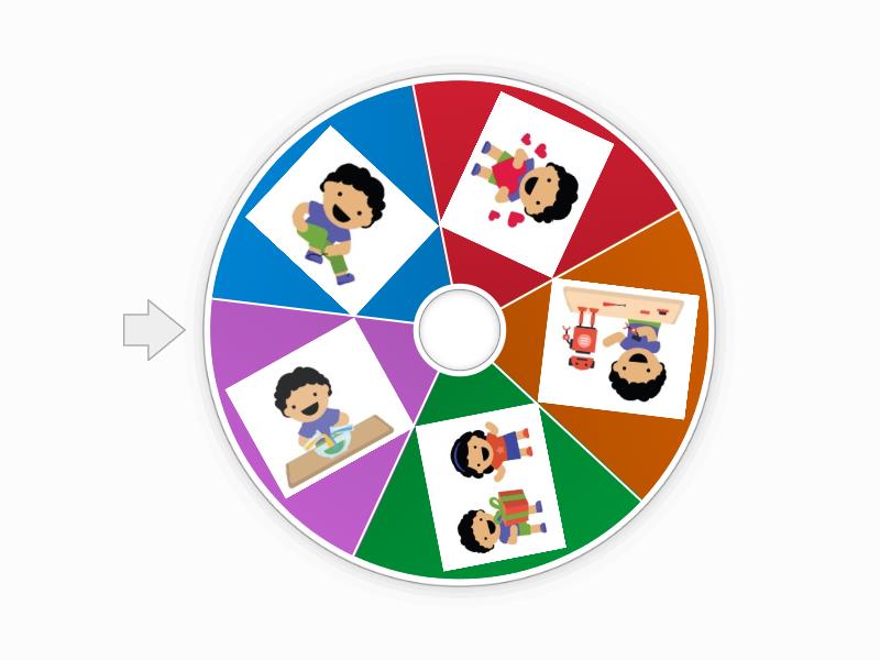 VOCABULARY #22 VERBS . - Spin the wheel