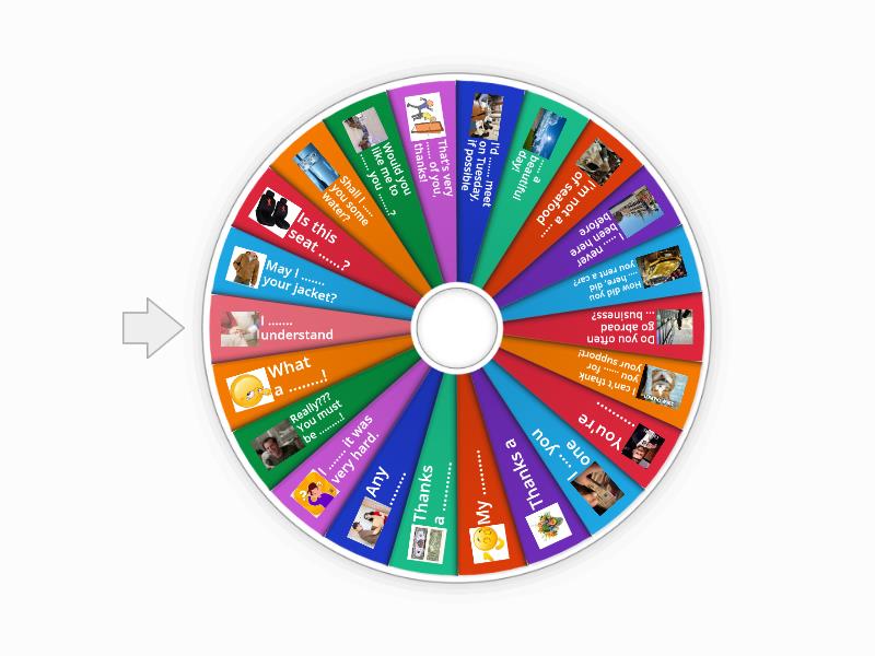 small talk phrases - Random wheel