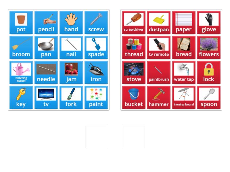 Objects that go together - Make sets