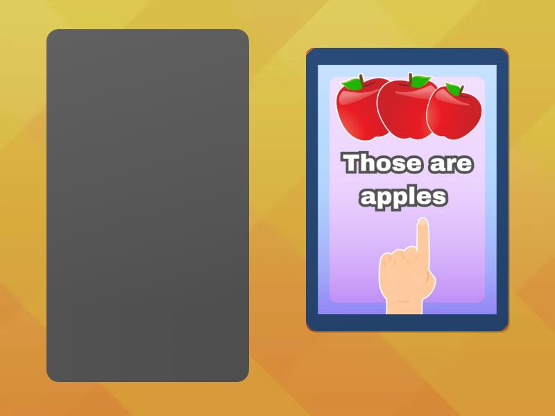 Demonstrative pronouns digital flashcards - Speaking cards