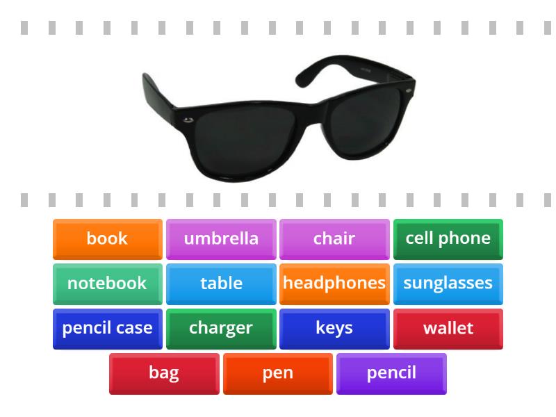 Personal objects (matching) - Find the match
