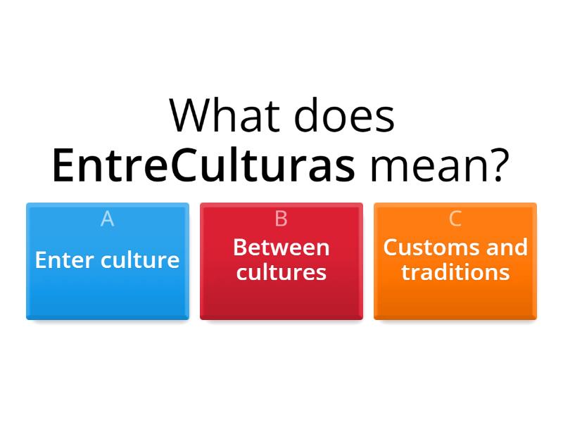 EntreCulturas Preliminary Unit Culture and More August/September 2024 ...