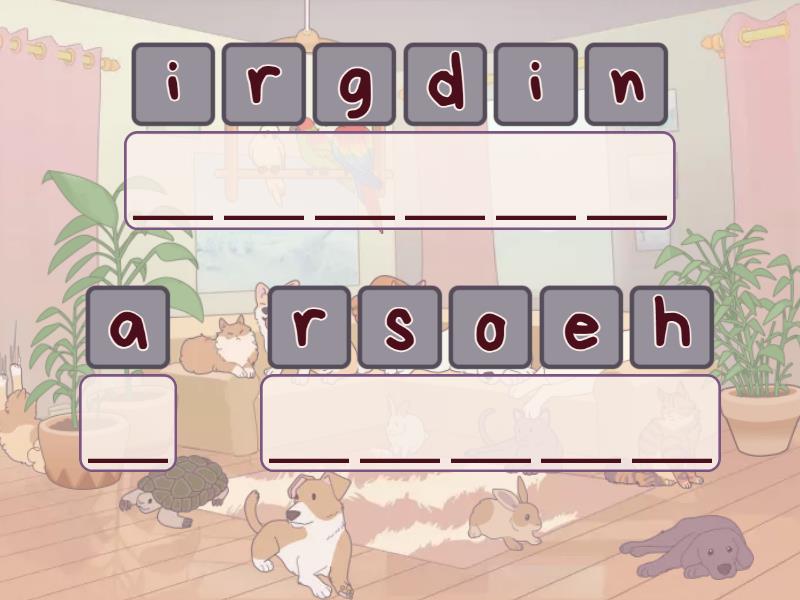 Topic 1 - Hobbies 2 - Anagram