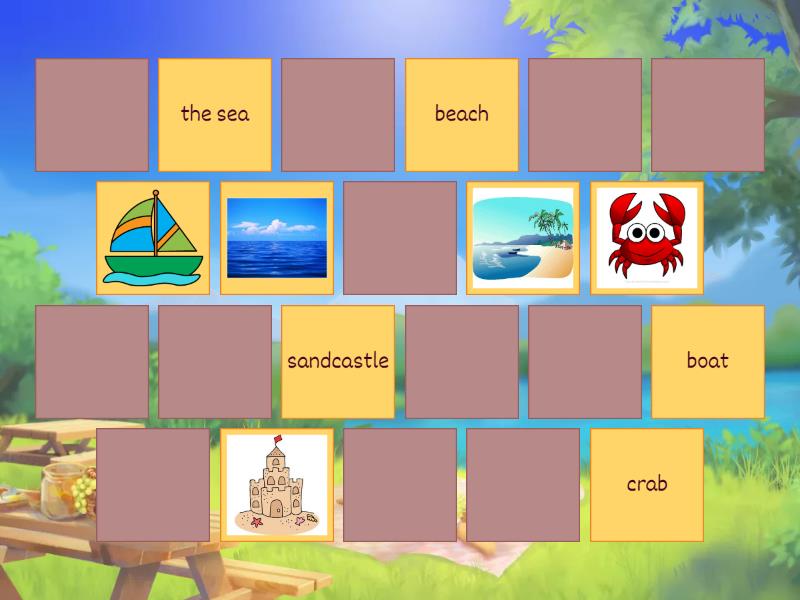 The beach - Matching pairs