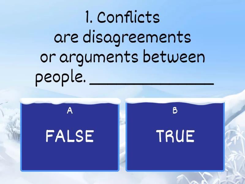 Solving Conflict, Styles of Conflicts & Managing Conflicts - Quiz