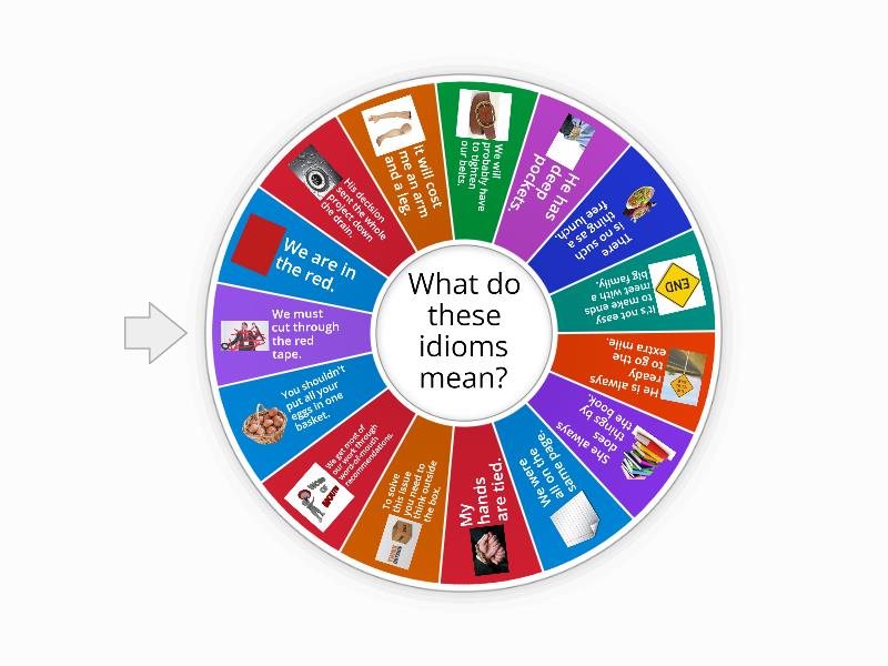 Idioms - business - Random wheel