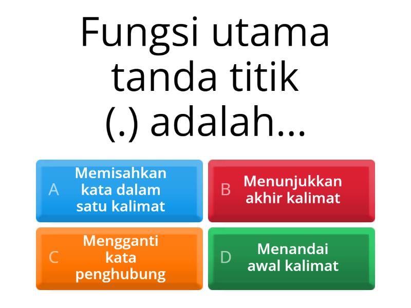 Bahasa Indonesia - Quiz