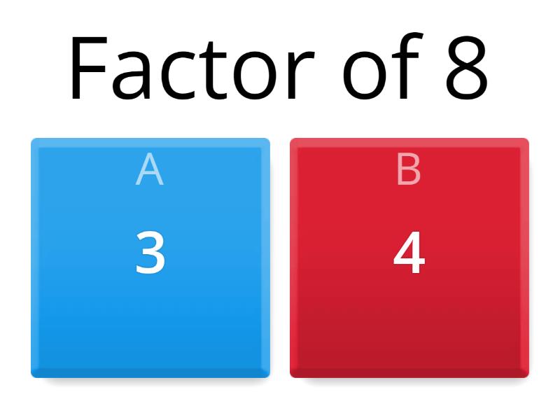 Factor Quiz 5502