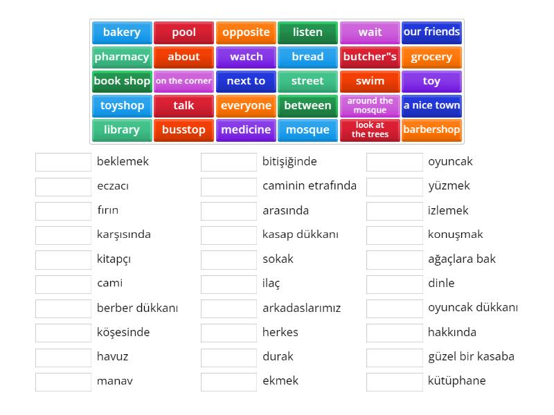 nisa unit 2 1 - Match up