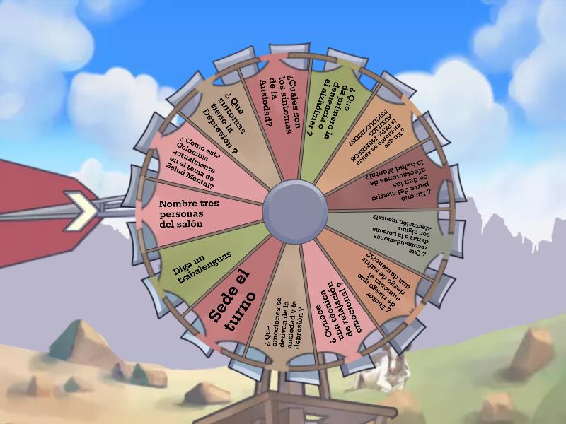 RULETA DE LA SALUD MENTAL - Spin the wheel