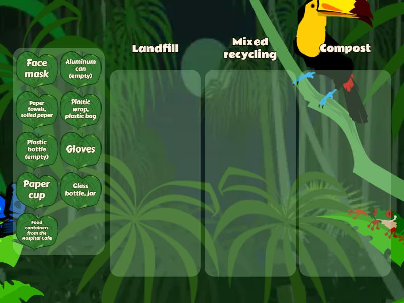 Waste sorting game - Categorize