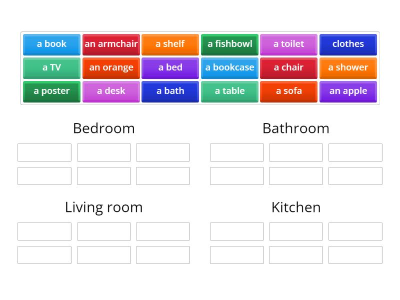 Rooms - Group sort