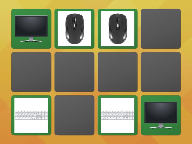 Computer Parts Match - Matching pairs