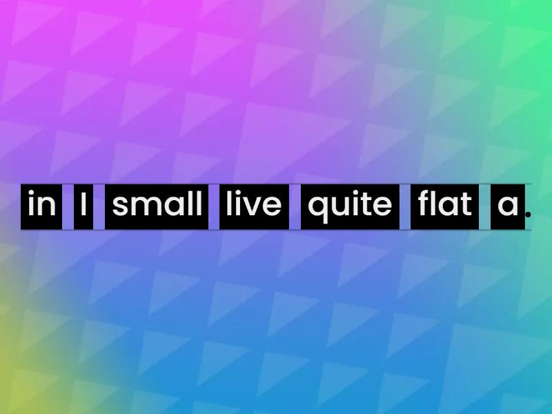 Modifiers (B1) - Unjumble