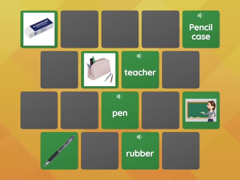AS1-U2 - My school - Matching pairs