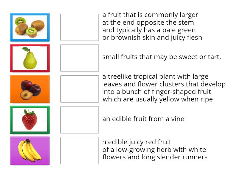 Fruits - Match up