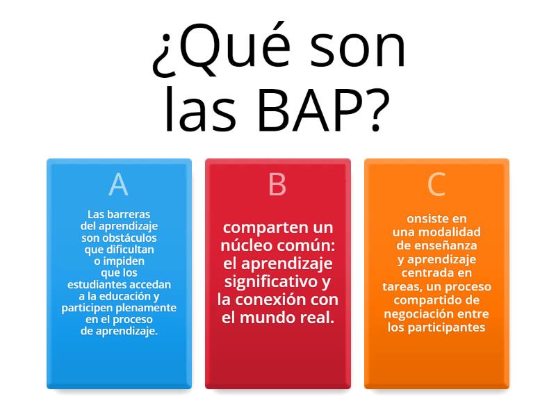 BAP - Cuestionario