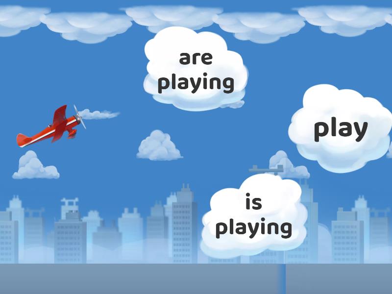 Present Continuous - Airplane