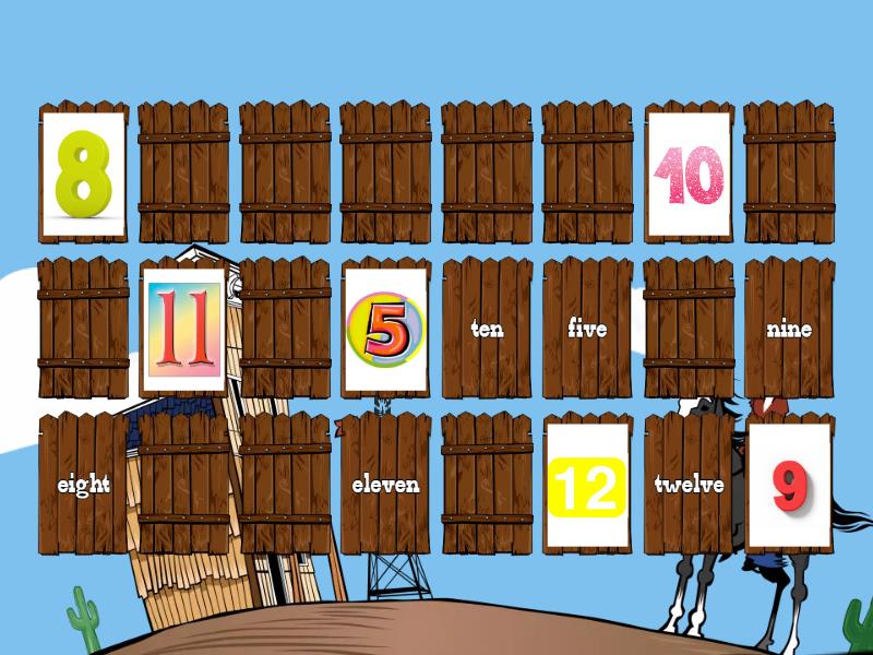 Numbers - Matching pairs