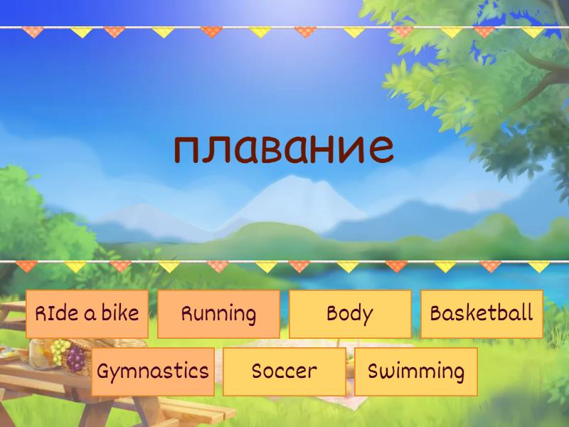 Workbook sport task 1 - Find the match