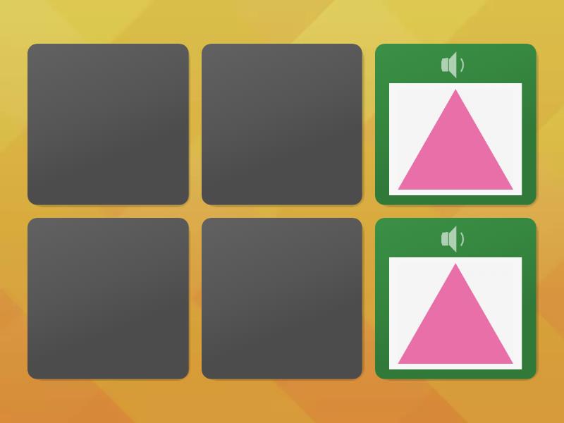 Extra - Shapes - Matching pairs