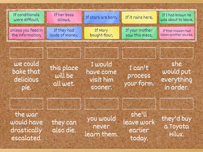 Platinum 2 | Unit 6 • Conditionals (Practice) - Match up