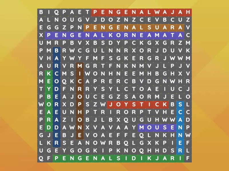 Device input - Wordsearch