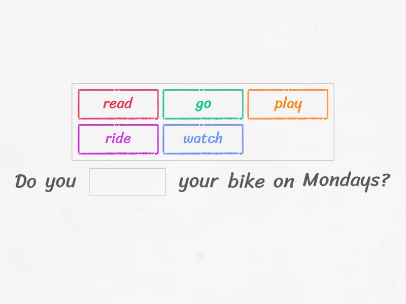 BI Standard 1-2 Exercise - Complete the sentence