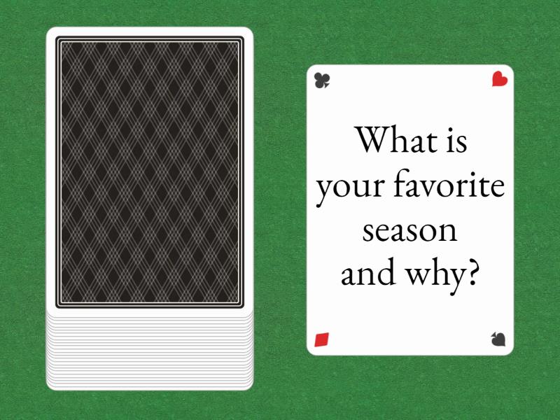 GTKY questions - Speaking cards