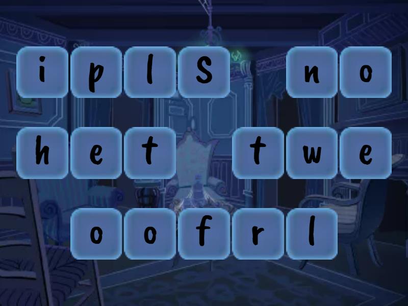 Decode the words - Anagram