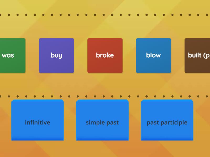 10 first verbs - Speed sorting